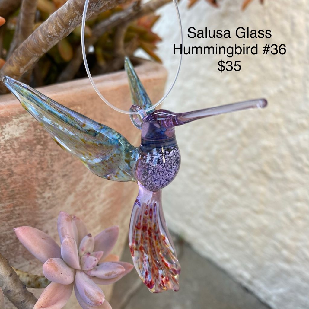 Salusa Glassworks Hummingbird #36 – Artful
